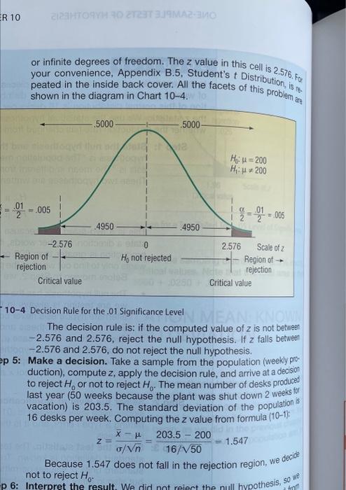ep 4: Formulate the decision rule. We formulate the | Chegg.com