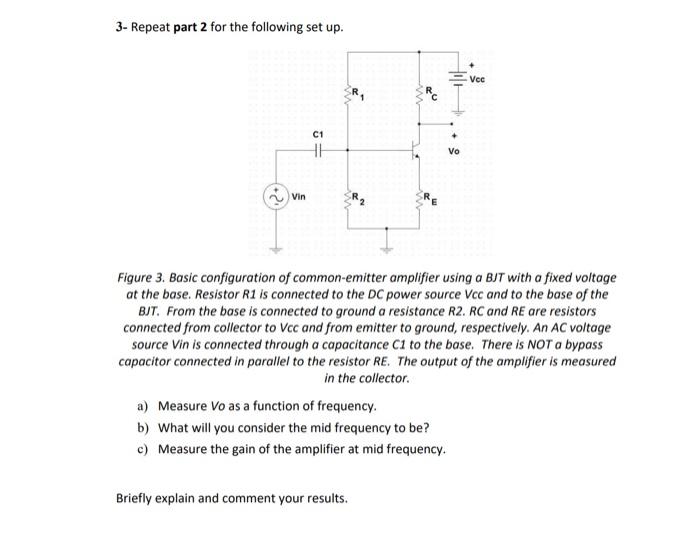 Solved 3- Repeat part 2 for the following set up. Figure 3. | Chegg.com