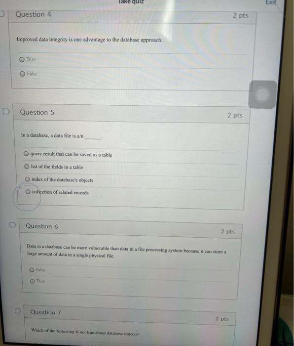 Solved Databases typically are more simple and require less | Chegg.com