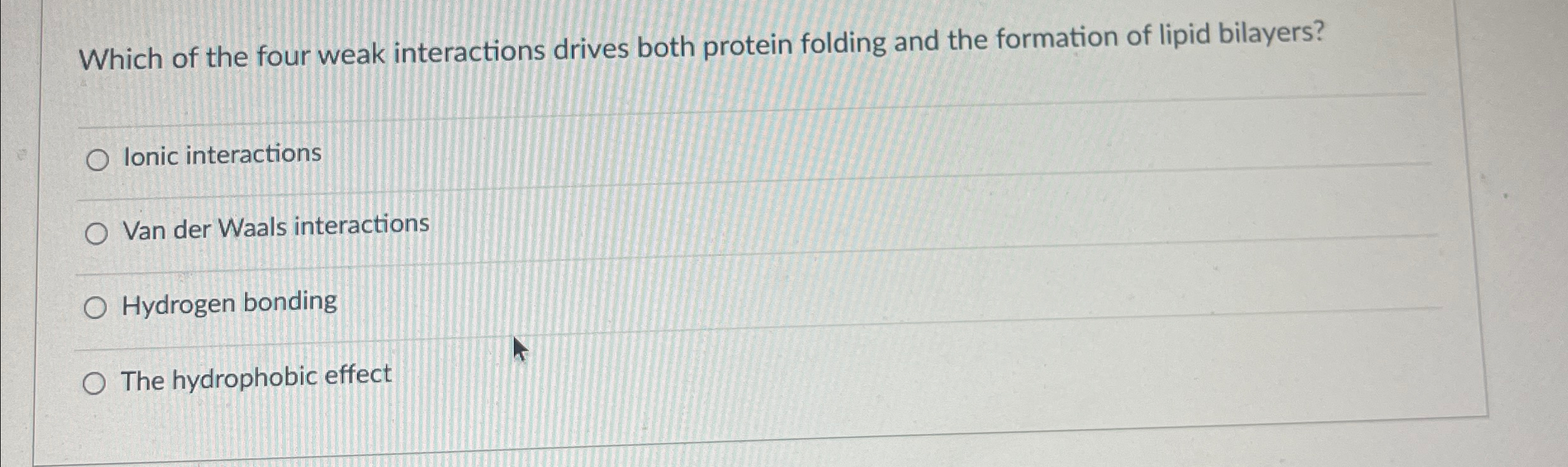 Solved Which of the four weak interactions drives both | Chegg.com