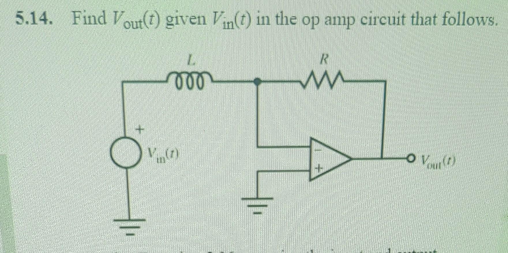 Solved 8. Analyze the summer circuit in Figure 5.14 and | Chegg.com