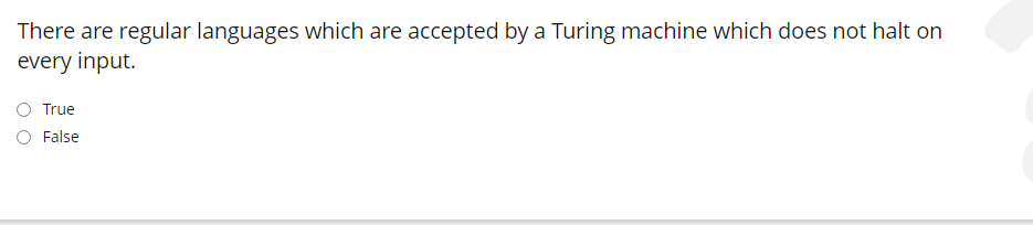 Solved There are regular languages which are accepted by a | Chegg.com