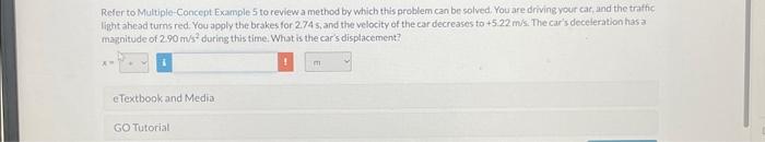 Solved Refer to Multiple-Concept Example 5 to review a | Chegg.com