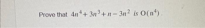 Solved 4n4+3n3+n−3n2 | Chegg.com