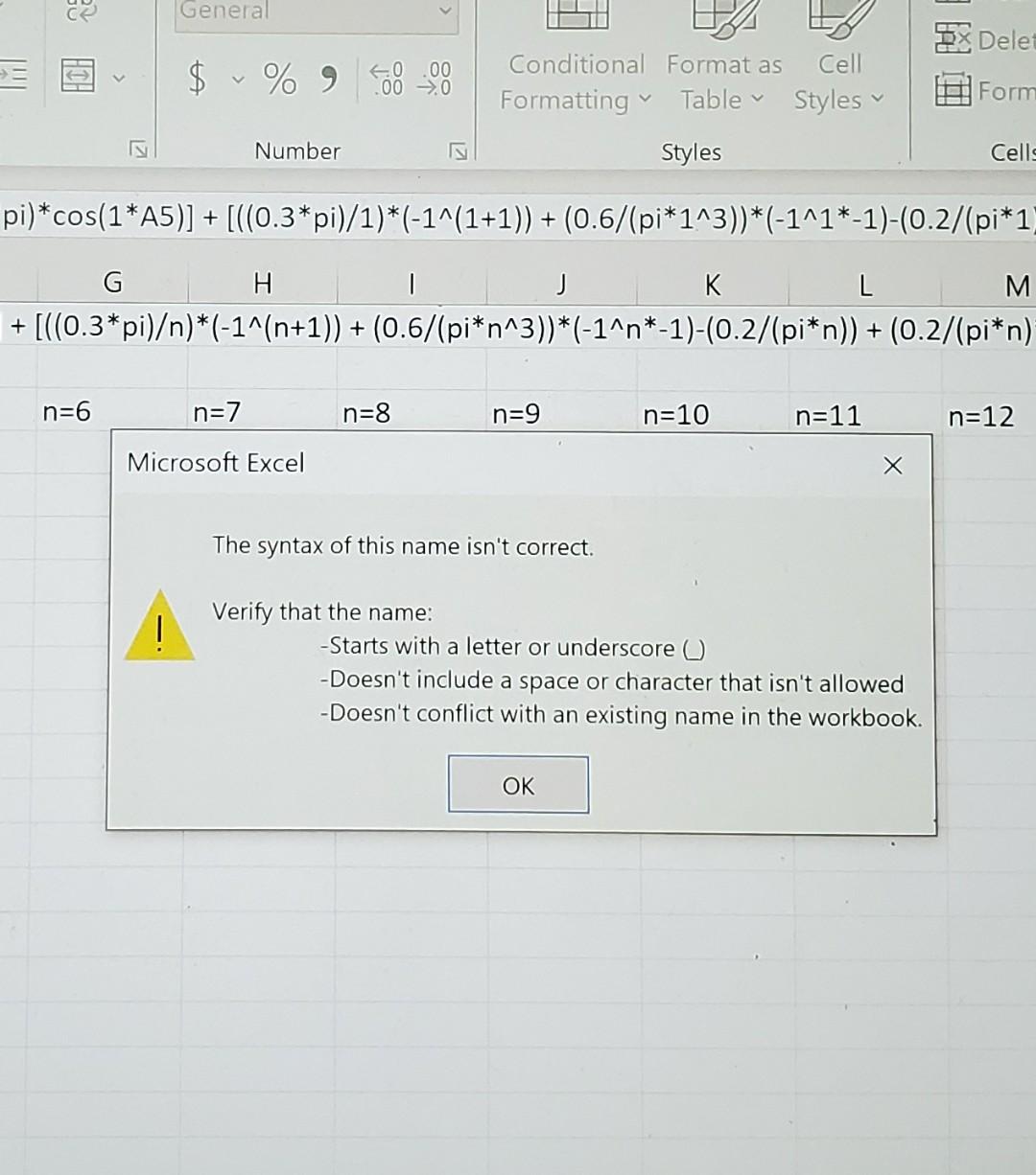 Solved Anyone an expert in excel ...I'm trying to write this | Chegg.com