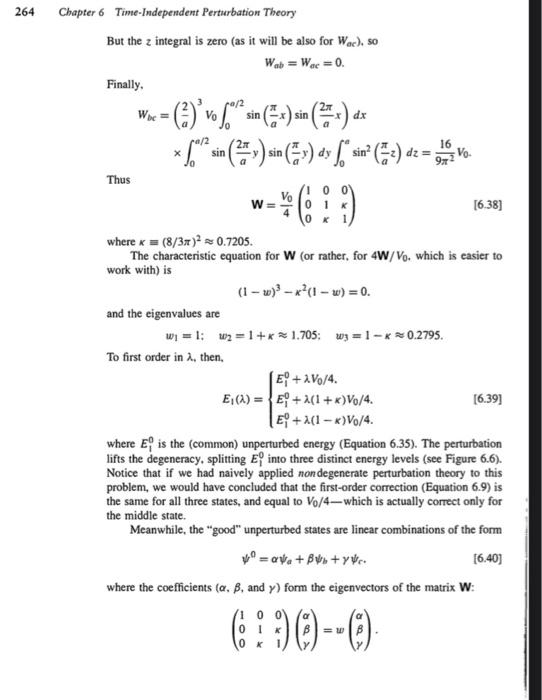 Solved How can open this matrix? in advanced quantum | Chegg.com