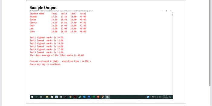 Solved A file named EE209_Marks.txt consists the name of six | Chegg.com