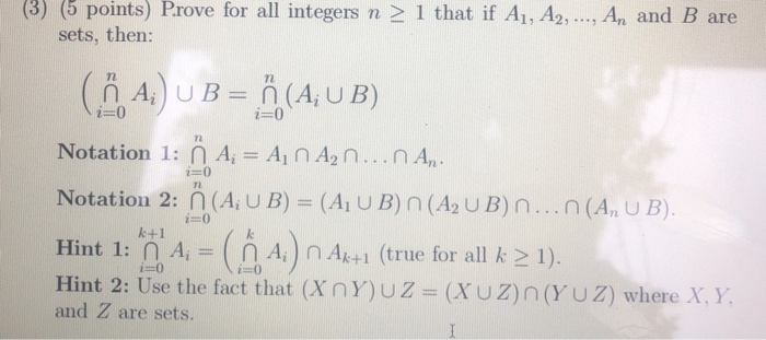 Solved (3) (5 points) Prove for all integers n > 1 that if | Chegg.com
