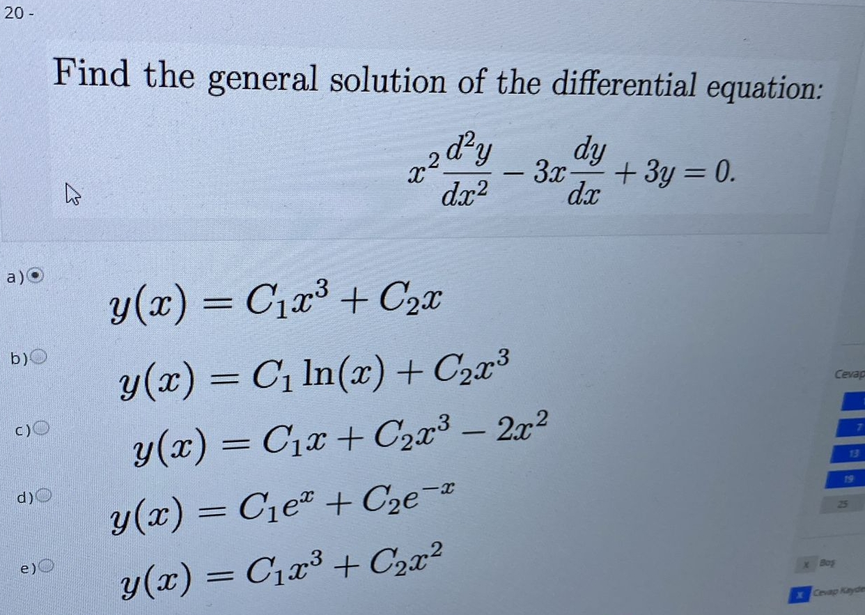 Solved Find the general solution of the differential | Chegg.com
