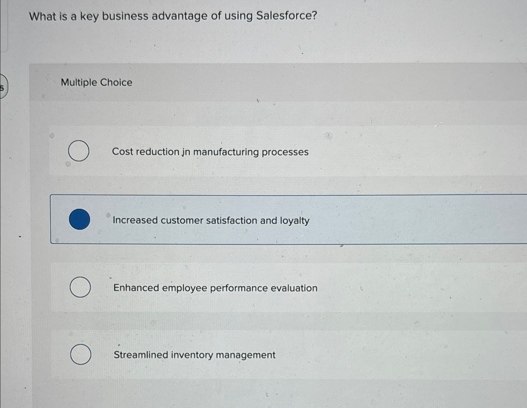 Solved What is a key business advantage of using | Chegg.com