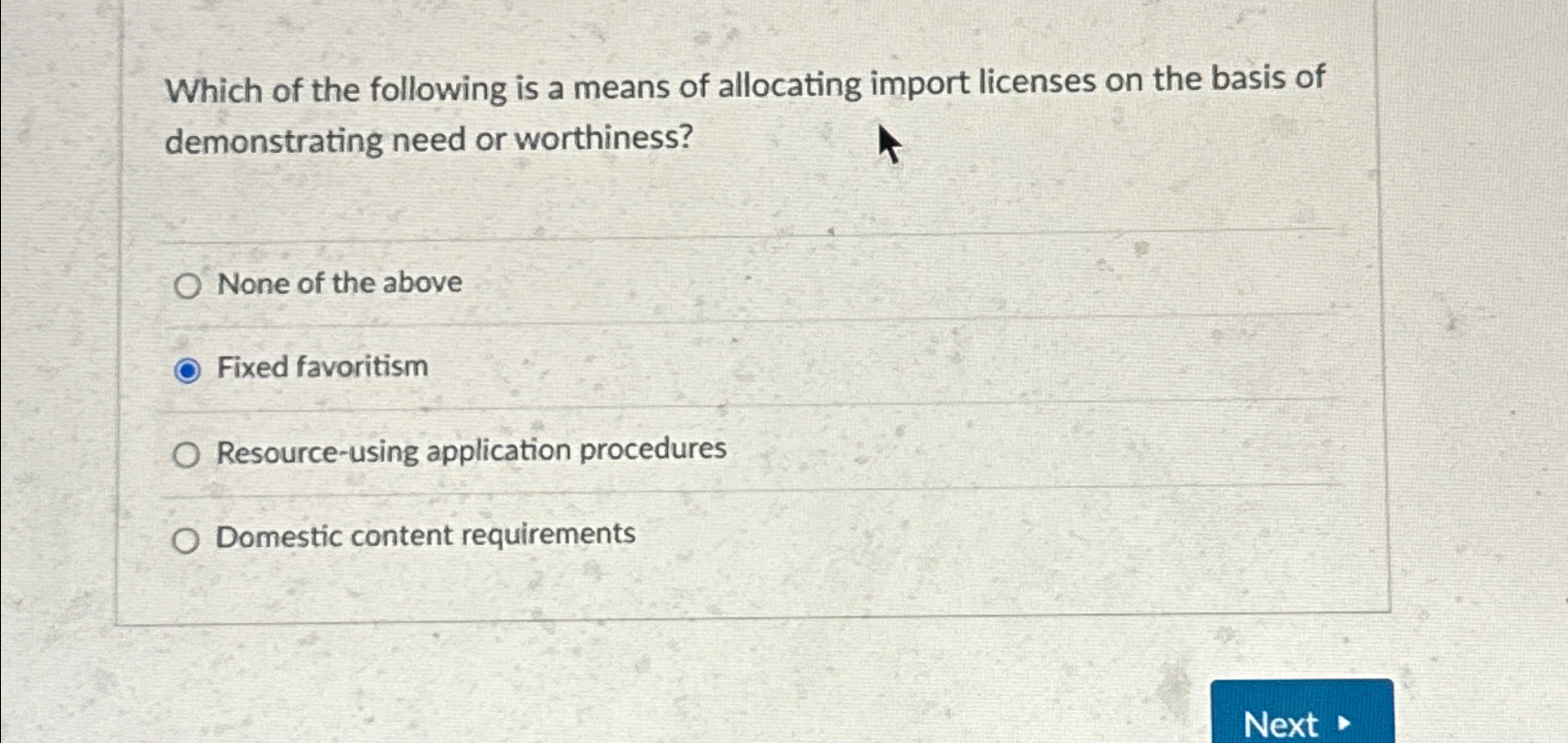 Solved Which of the following is a means of allocating | Chegg.com