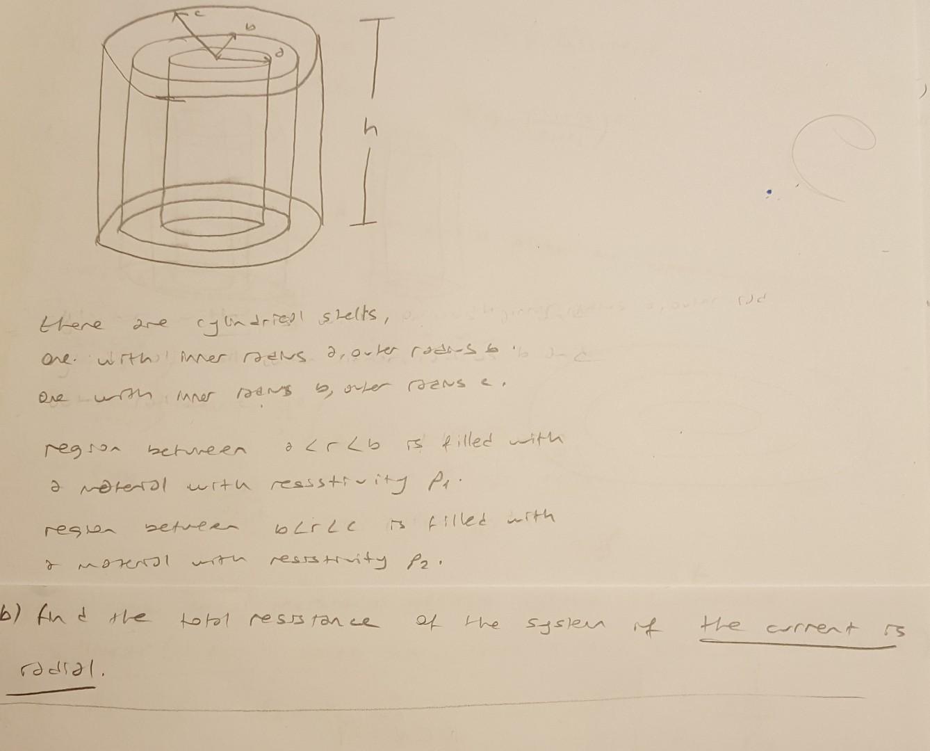 Solved Question about radially outward current(be careful | Chegg.com