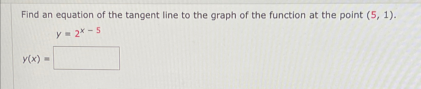 Solved Find an equation of the tangent line to the graph of | Chegg.com