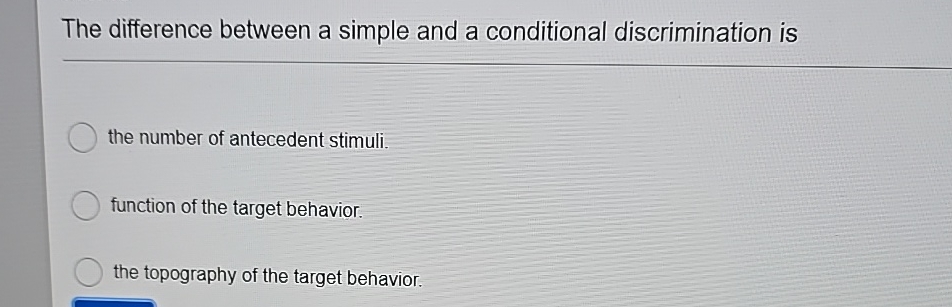 Solved The difference between a simple and a conditional | Chegg.com
