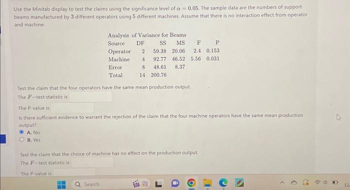 Solved Use the Minitab display to test the claims using the | Chegg.com