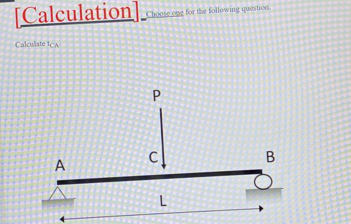 Solved Calculation Choose one for the following question. | Chegg.com