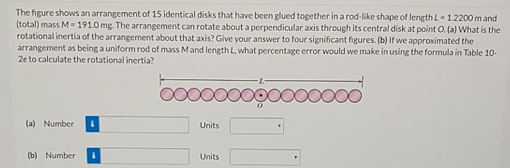 Solved The figure shows an arrangement of 15 identical disks | Chegg.com