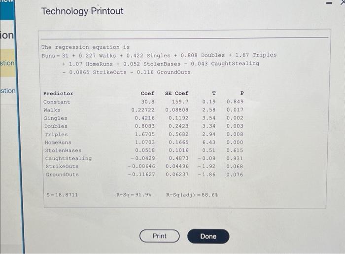 Consider a multiple-regression model for predicting | Chegg.com
