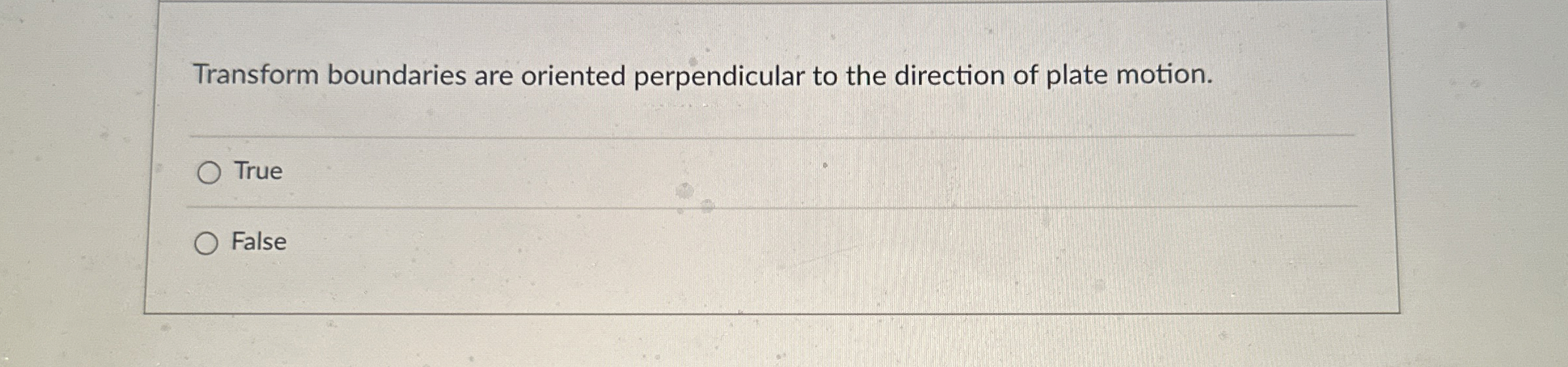 Solved Transform boundaries are oriented perpendicular to | Chegg.com