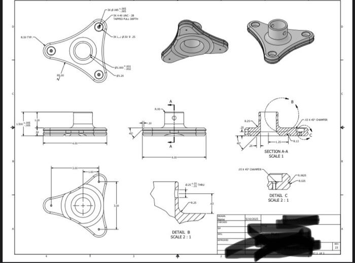 Solved How To Draw This Assembly In Autocad 2023 Step By 