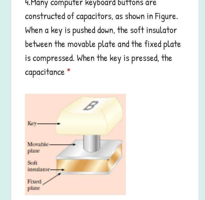 Solved 4. Many computer keyboard buttons are constructed of | Chegg.com