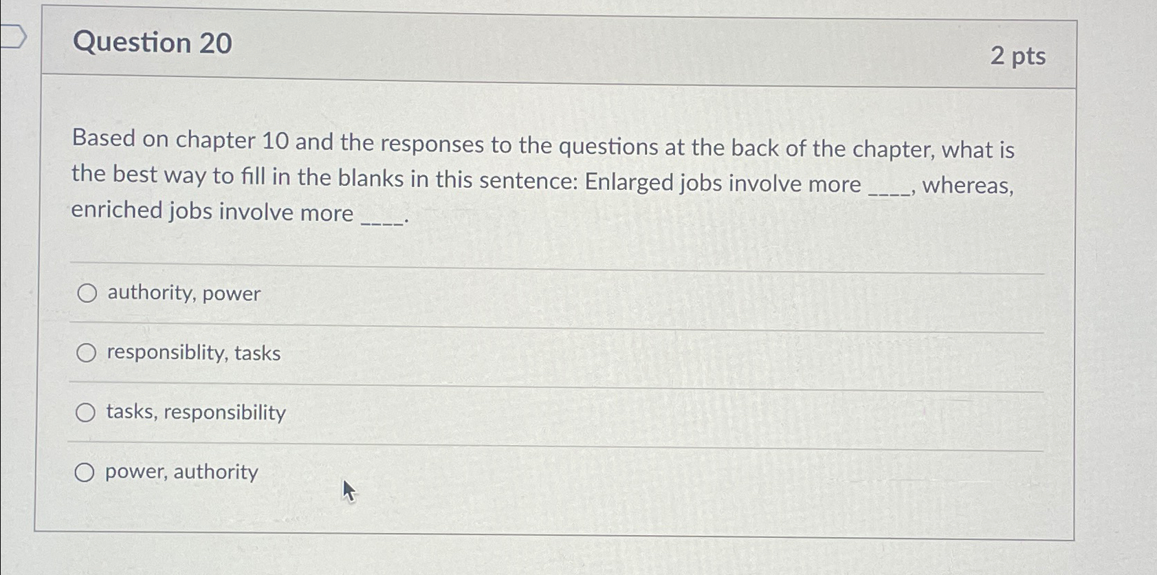 Solved Question 202 ﻿ptsBased on chapter 10 ﻿and the | Chegg.com