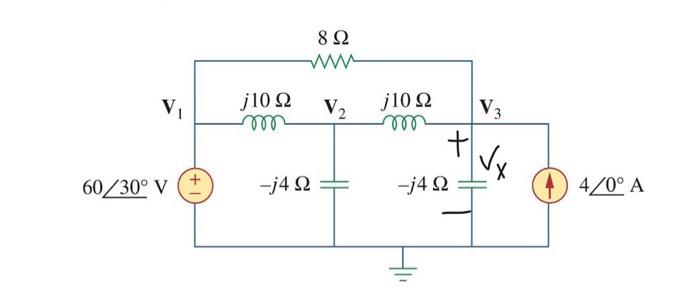 Solved determine Vx using thevenin's equevelent circuit | Chegg.com
