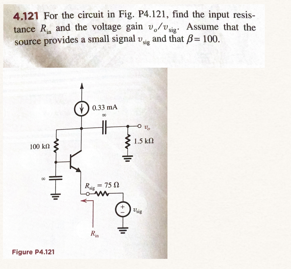 Solved 4.121 ﻿For the circuit in Fig. P4.121, ﻿find the | Chegg.com