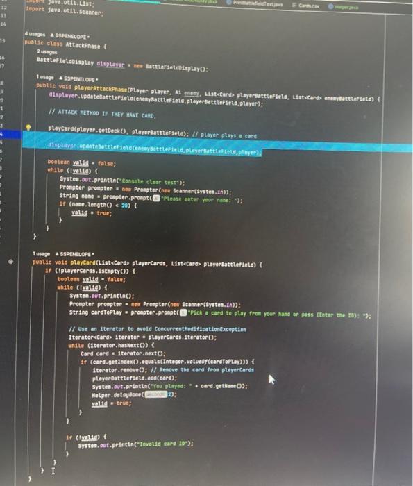 Solved i need a corasponding defence phase form my attack | Chegg.com