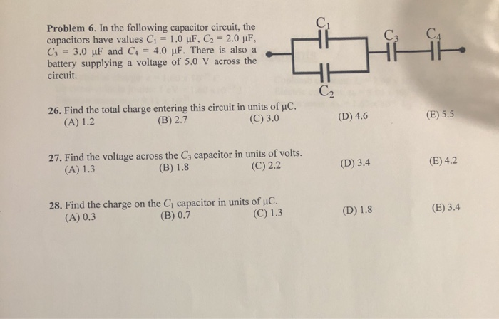Capacitor Circuit Problems