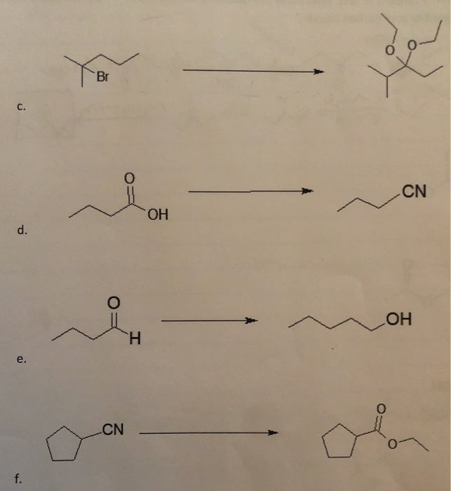 Solved using any reagents necessary, provide a stepwise | Chegg.com