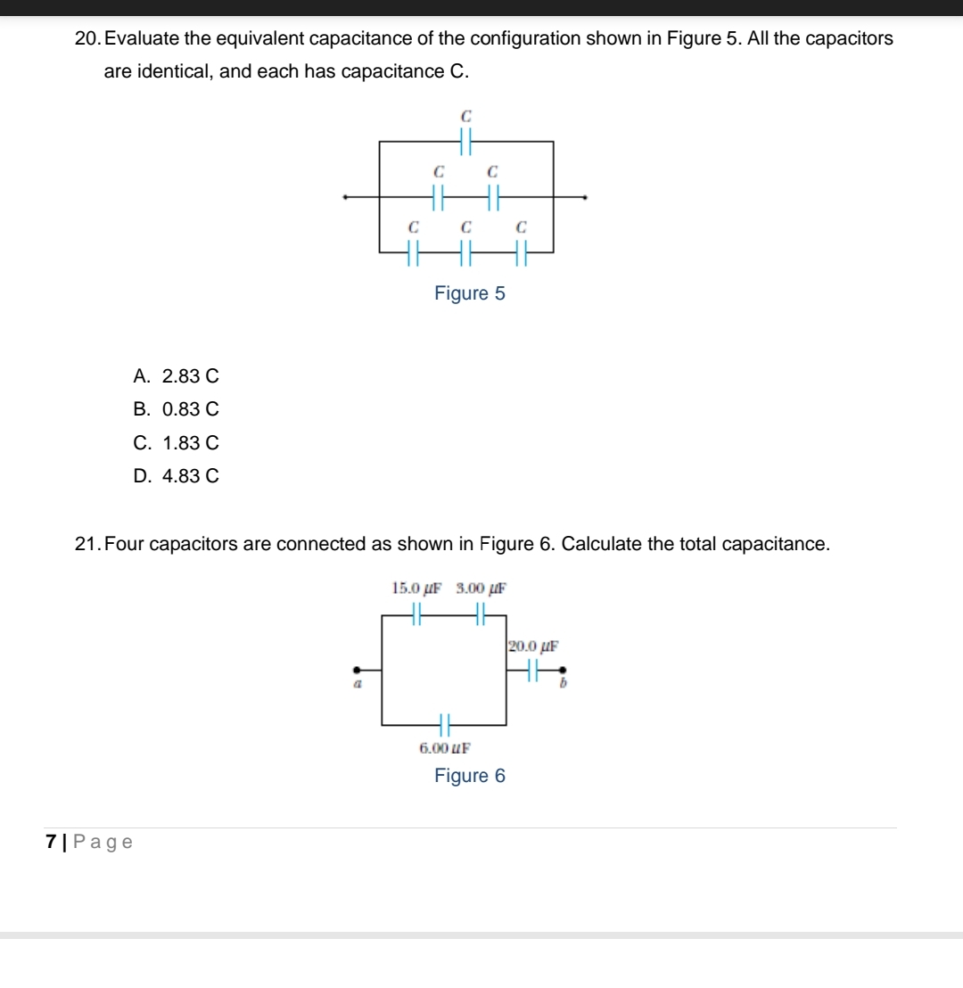 Solved Evaluate the equivalent capacitance of the | Chegg.com