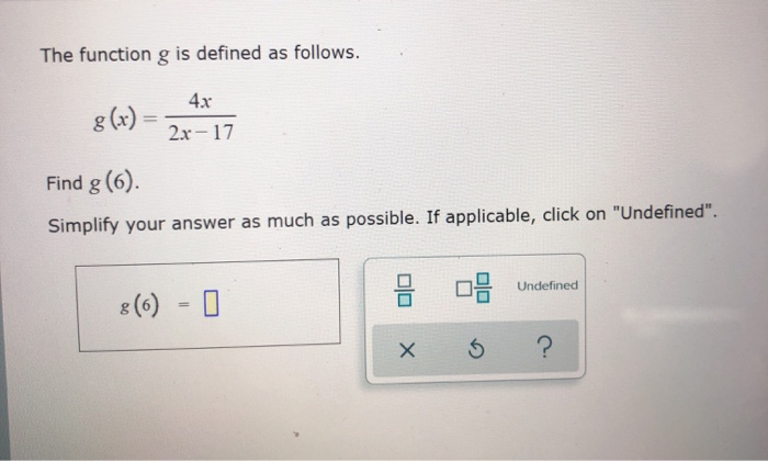 Solved The function g is defined as follows. g(x) 4x 2x-17 | Chegg.com