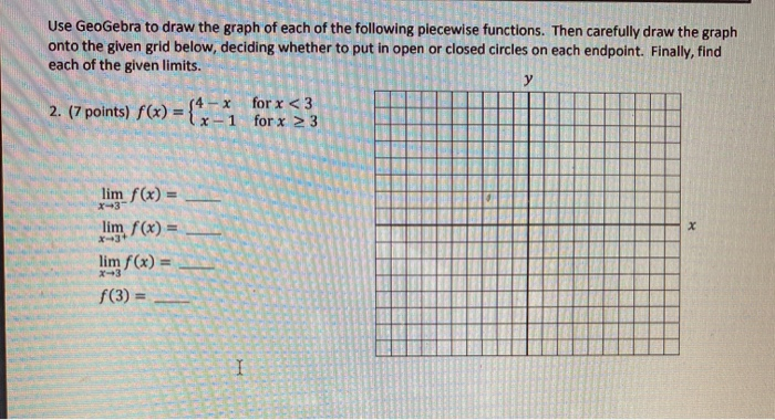 Solved Use GeoGebra to draw the graph of each of the | Chegg.com
