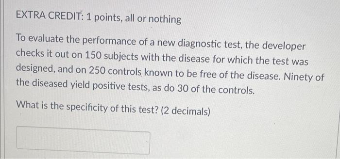 Solved EXTRA CREDIT: 1 points, all or nothing To evaluate | Chegg.com