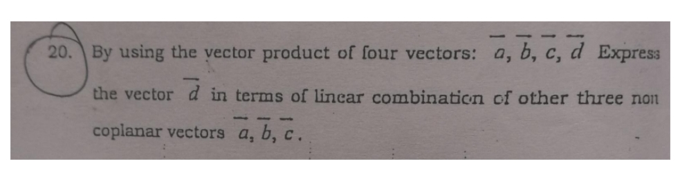Solved By using the vector product of four vectors: | Chegg.com