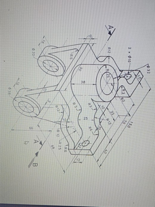 Solved Q.1 Figure 1 below shows the isometric drawing of an | Chegg.com