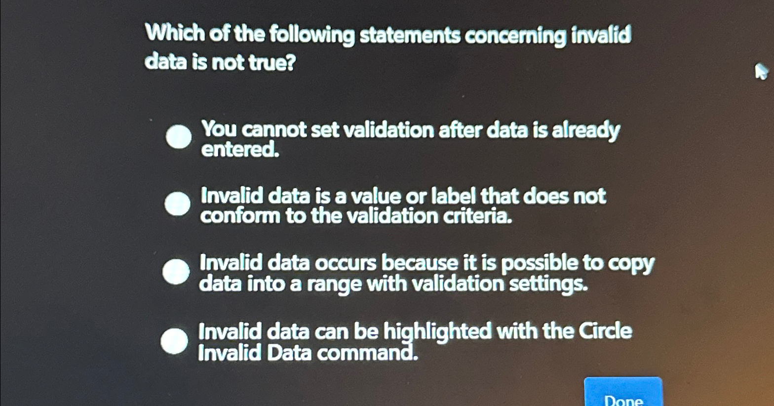 Solved Which of the following statements concerning invalid | Chegg.com