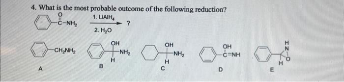 Solved 4. What is the most probable outcome of the following | Chegg.com