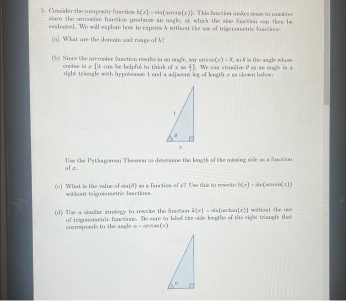 Solved 3. Consider the composite function | Chegg.com