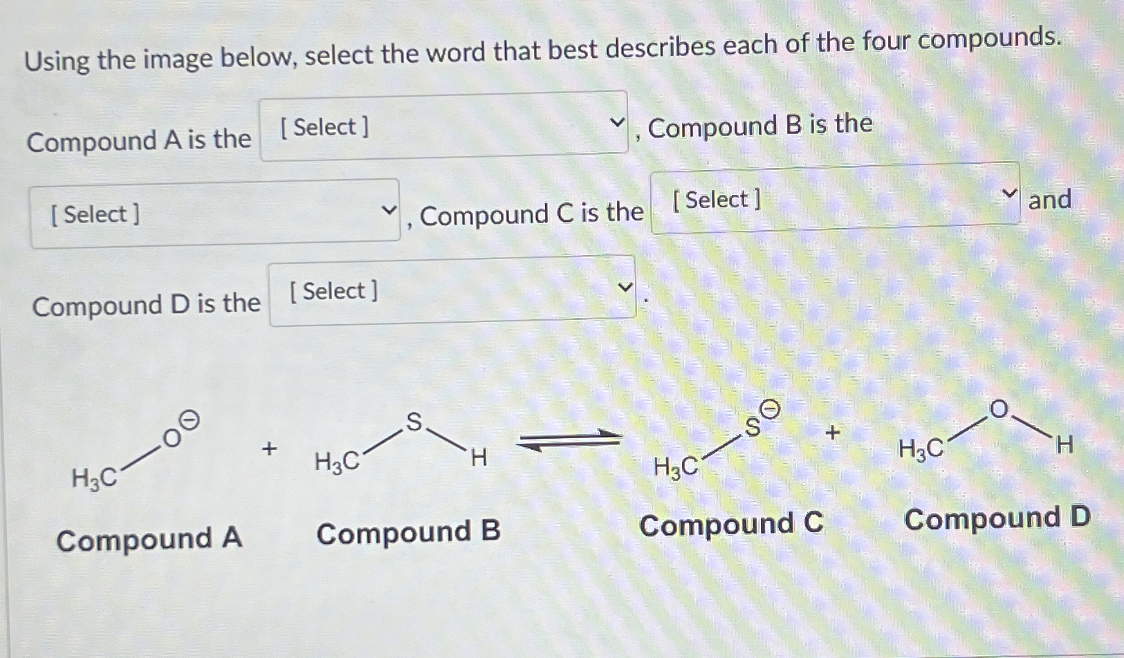 Using the image below, select the word that best | Chegg.com