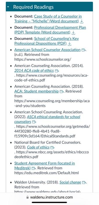 Solved A critical component of professional counselors is to | Chegg.com