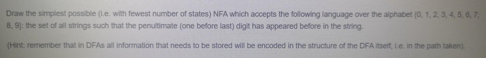 Solved Draw the simplest possible (i.e. with fewest number | Chegg.com