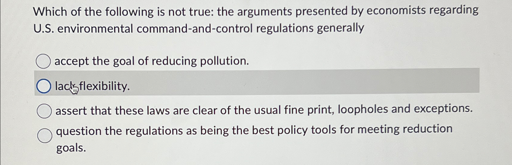Solved Which of the following is not true: the arguments | Chegg.com