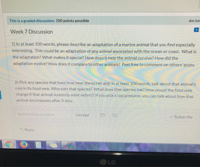 Solved This is a graded discussion: 100 points possible due | Chegg.com