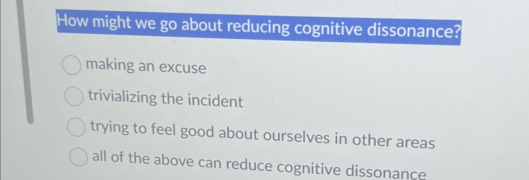 Solved How might we go about reducing cognitive | Chegg.com