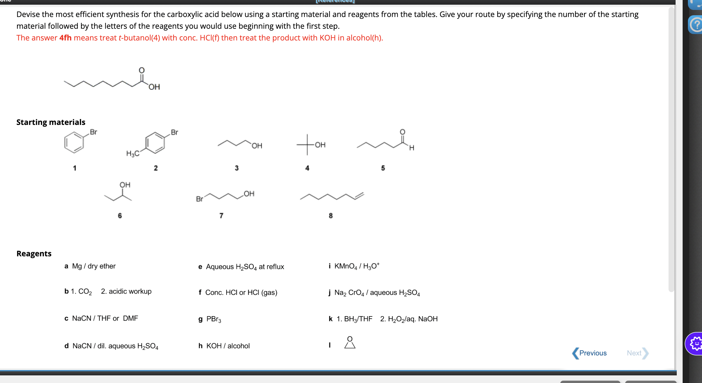 Devise the most efficient synthesis for the | Chegg.com