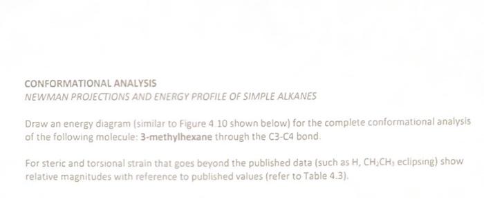 Solved CONFORMATIONAL ANALYSIS NEWMAN PROJECTIONS AND ENERGY | Chegg.com