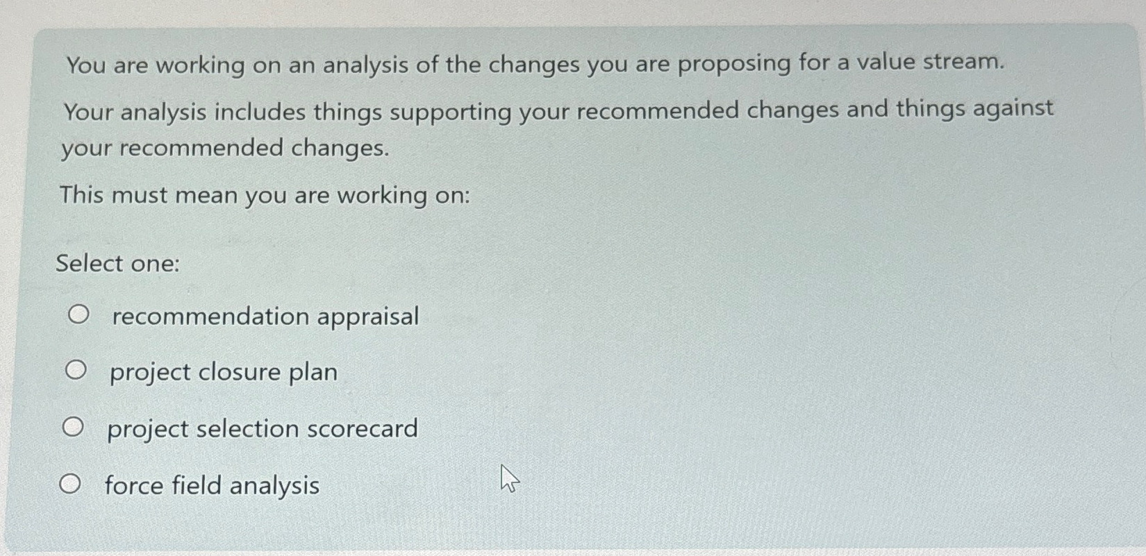 Solved You are working on an analysis of the changes you are | Chegg.com