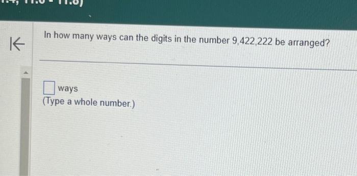 Solved In how many ways can the digits in the number | Chegg.com